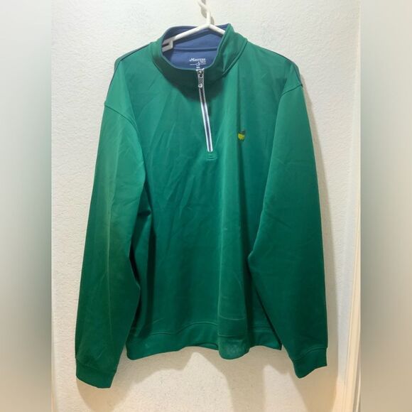 Masters | Jackets & Coats | Masters Techgreen Solid Quarter 4 Zip Golf ...